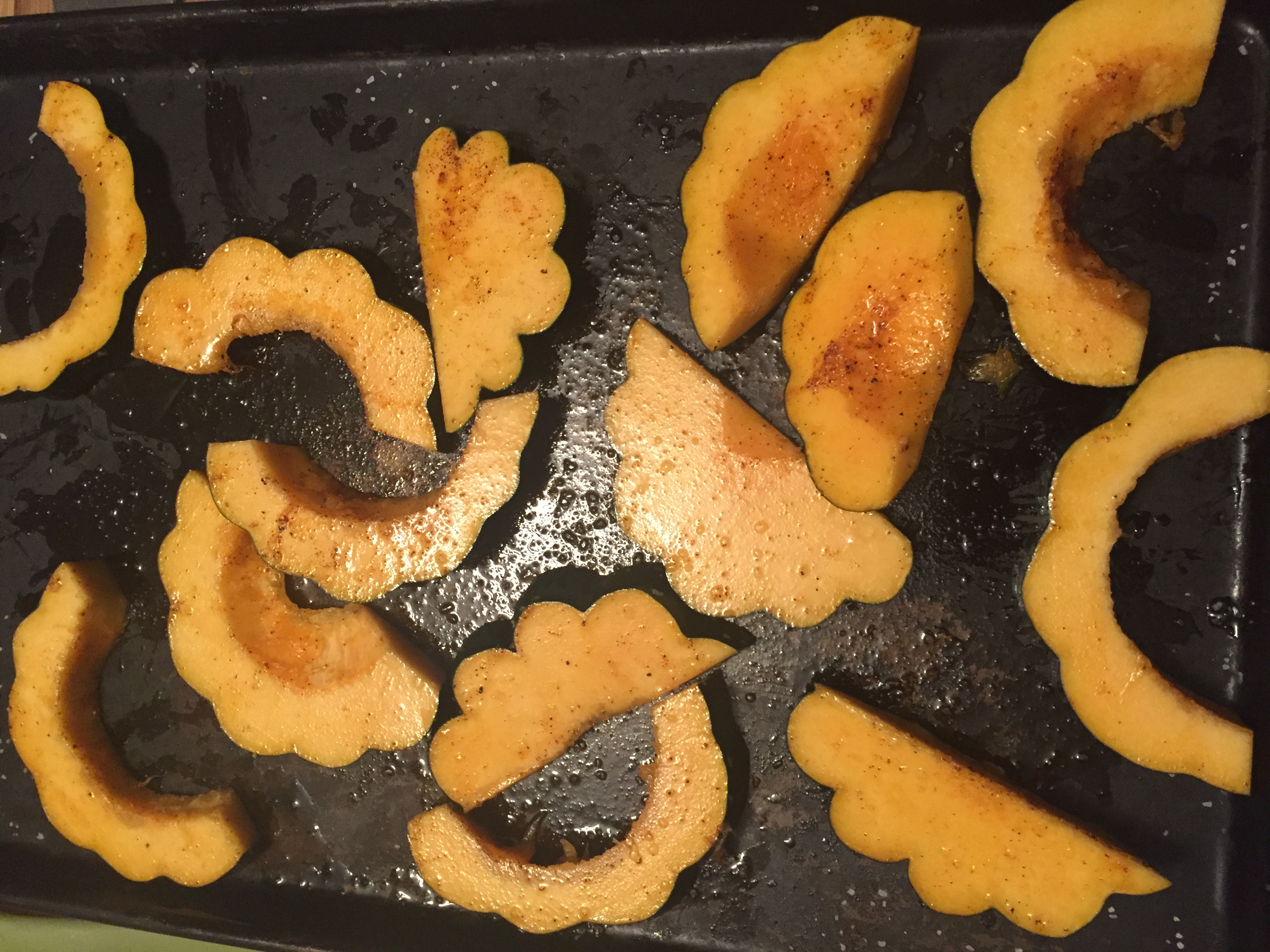 acorn-squash-half-moons - Mamma's Cooking
